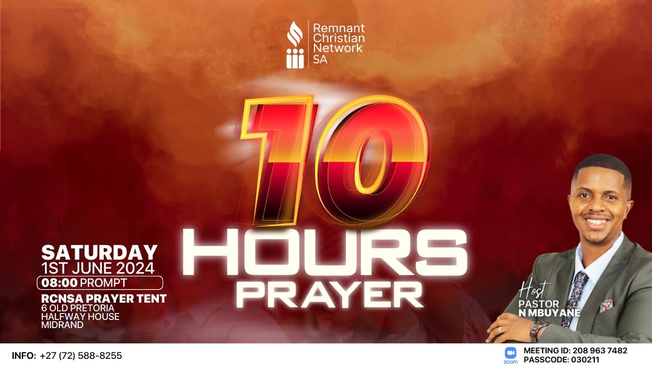 RCNSA JUNE 10 HOURS PRAYER - YouTube