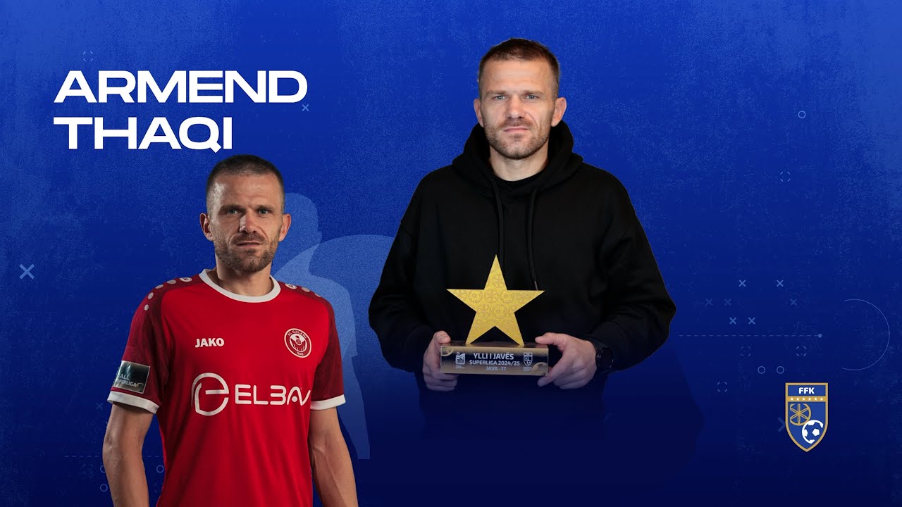 Armend Thaqi - Ylli i javës së 17-të në Albimall Superliga - YouTube
