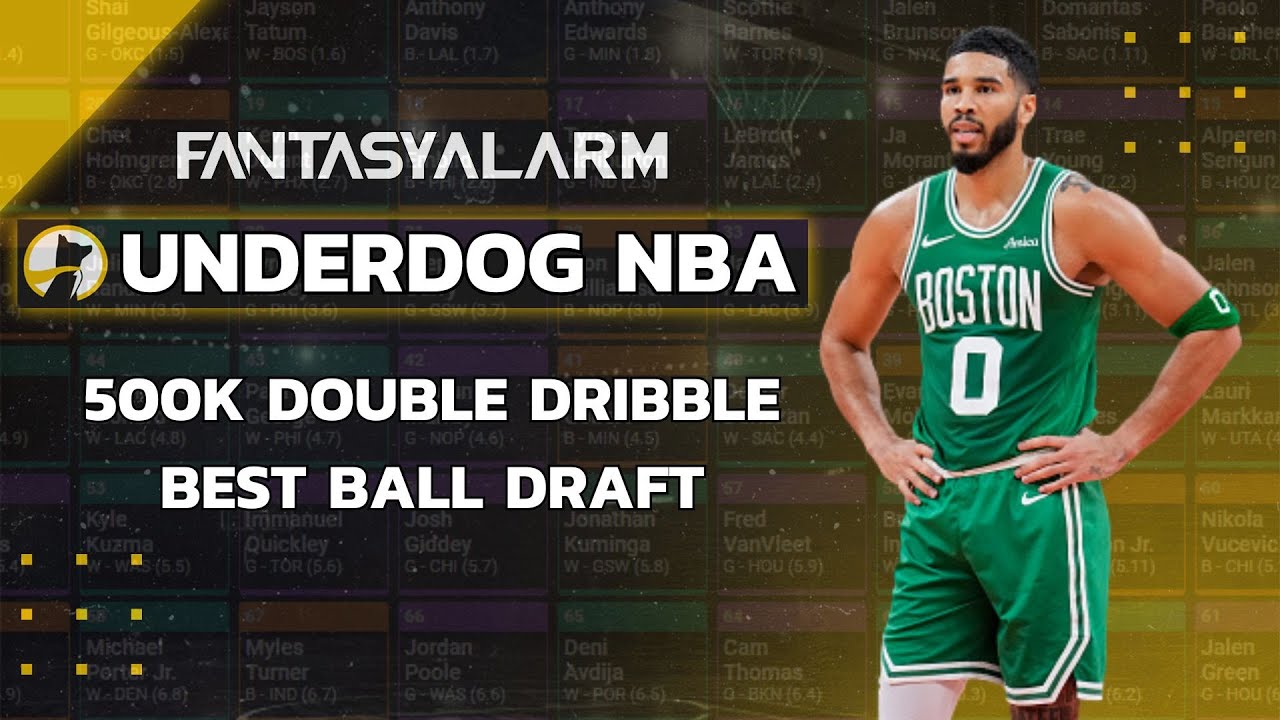 Drafting the Winning 100K Underdog NBA Double Dribble Best Ball Lineup ...