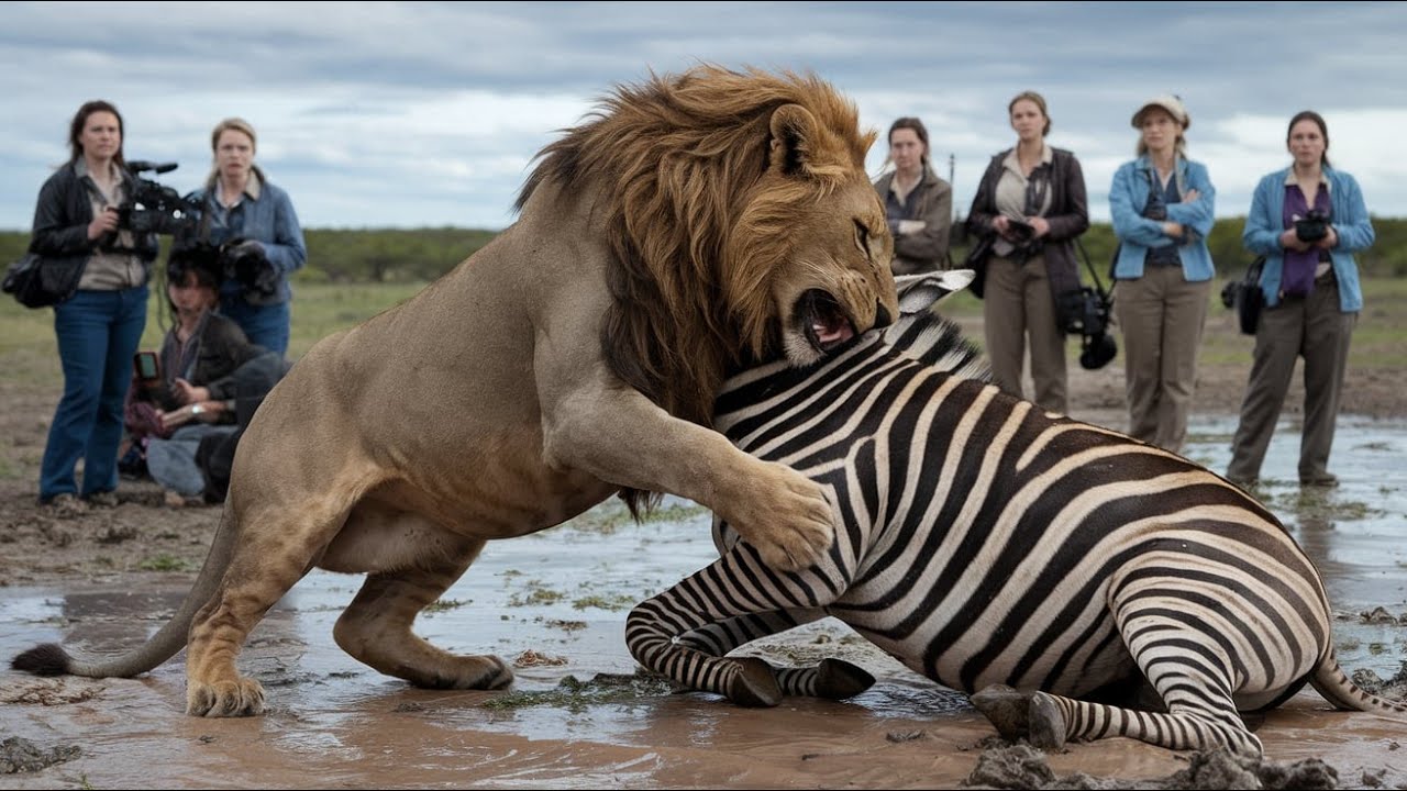Most Ruthless Lions Attack Animals with beautiful Womens | Wildest ...