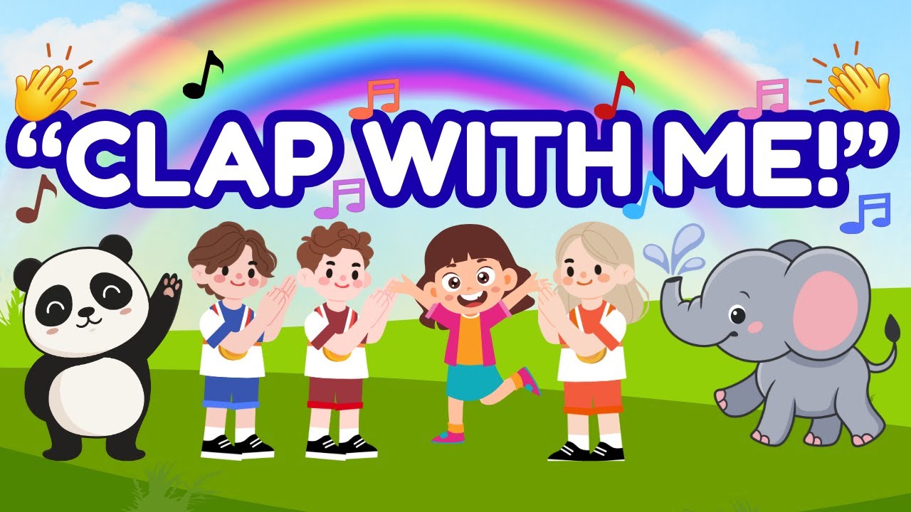 “Clap With Me! 👏 Fun Clapping Rhyme & Action Song for Kids | Poem ...
