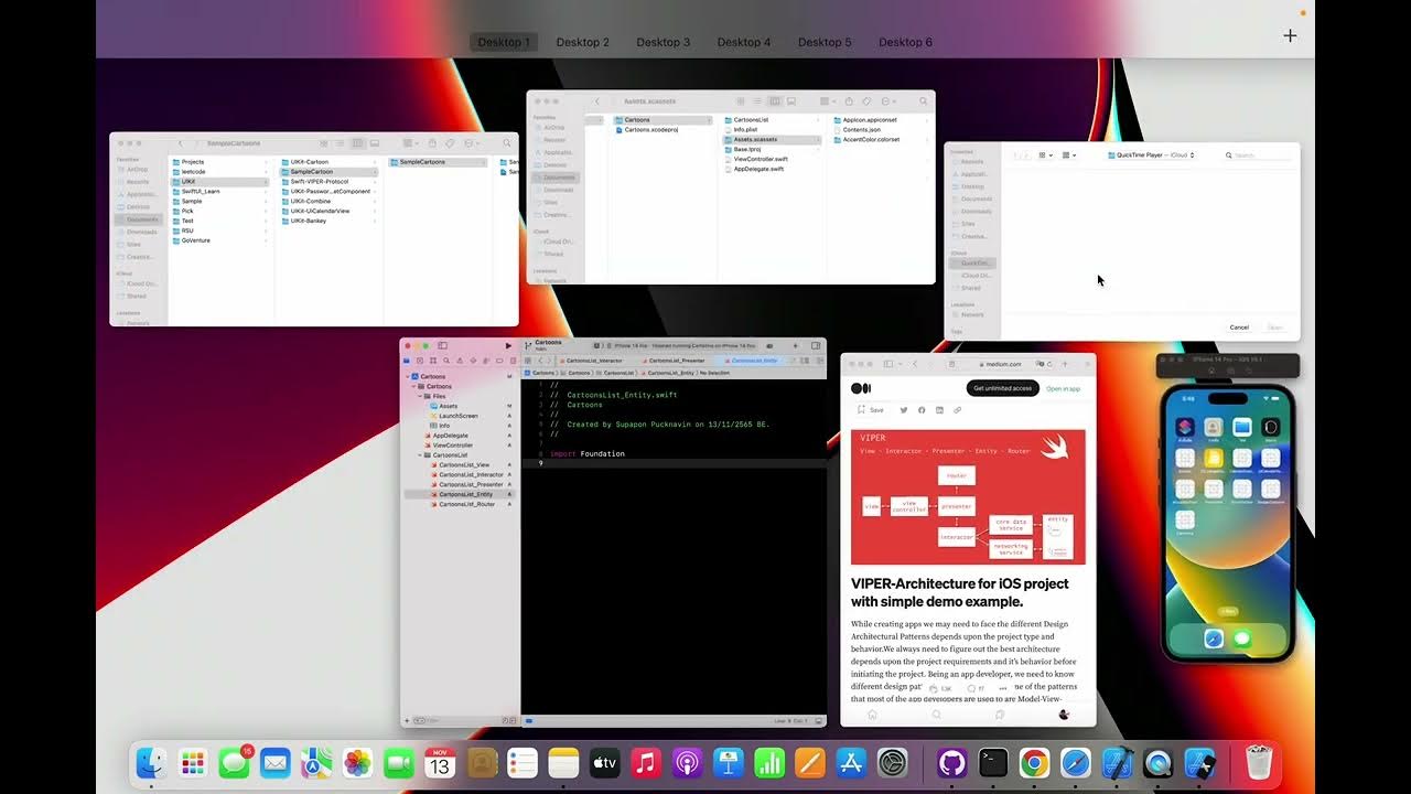 UIKit Swift VIPER Design Pattern Sample - YouTube