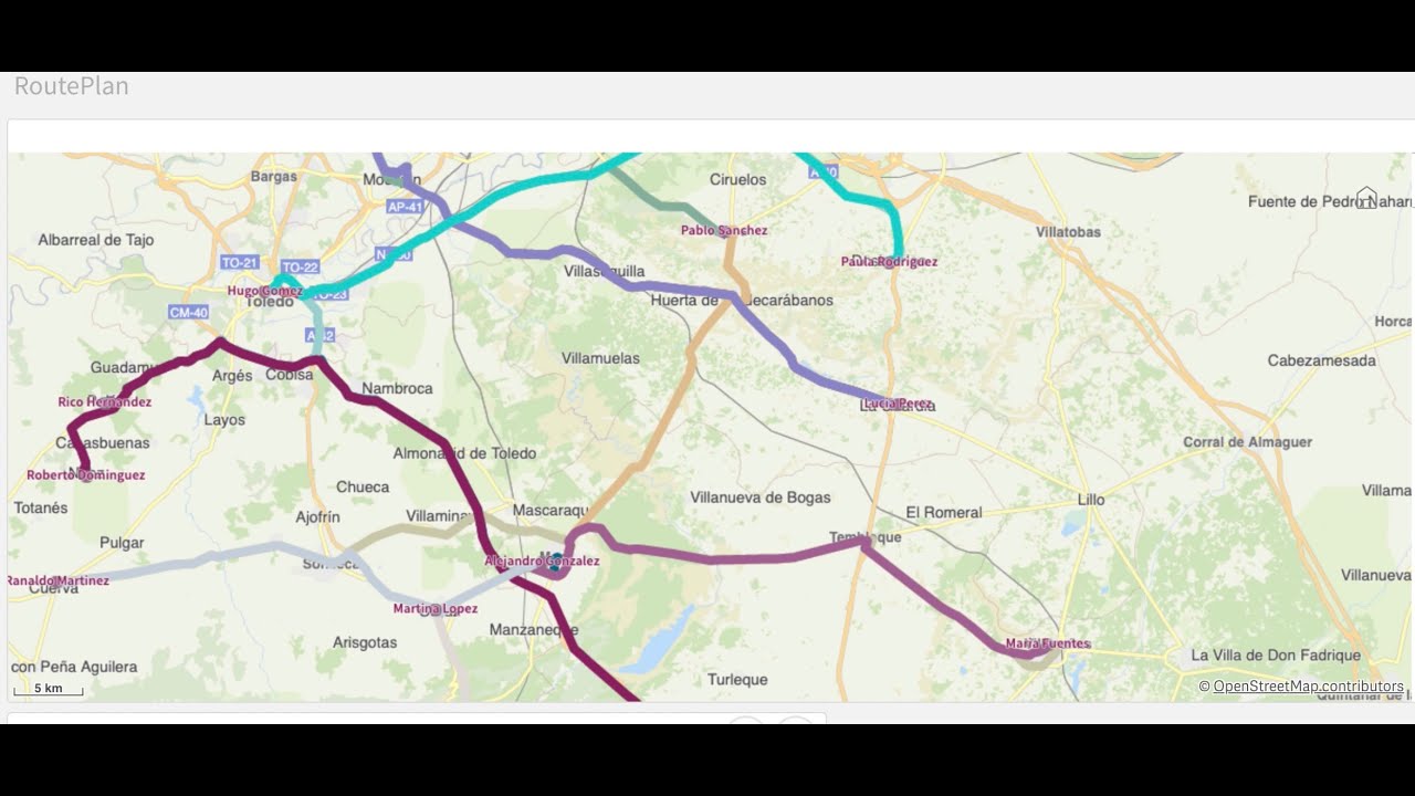 Qlik Maps Route Planning - Next closest destination - YouTube