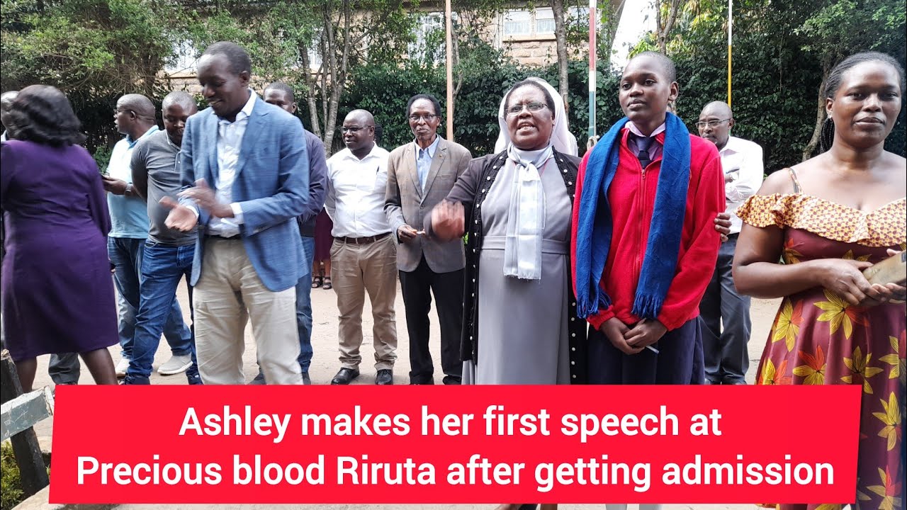 ASHLEY'S FIRST SPEECH AFTER BEING ADMITTED AT PRECIOUS BLOOD RIRUTA BY ...