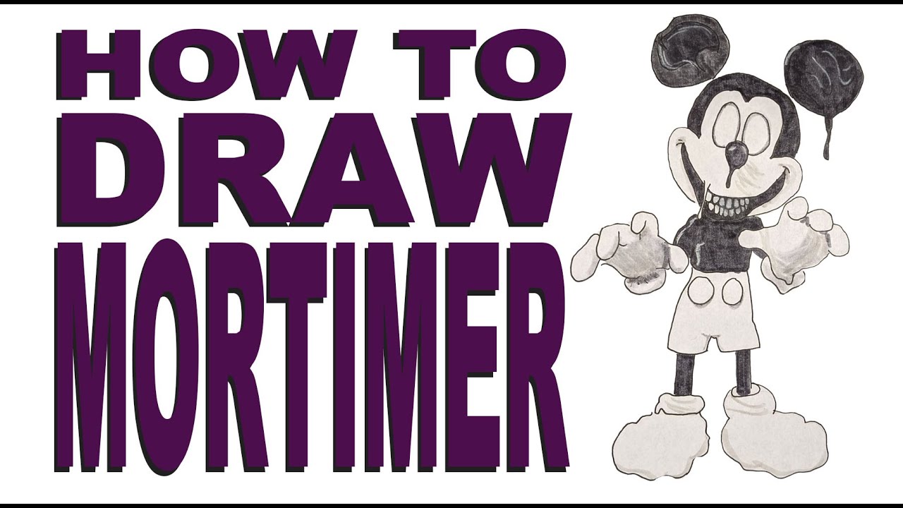How to draw Mortimer (FNaTI) - YouTube