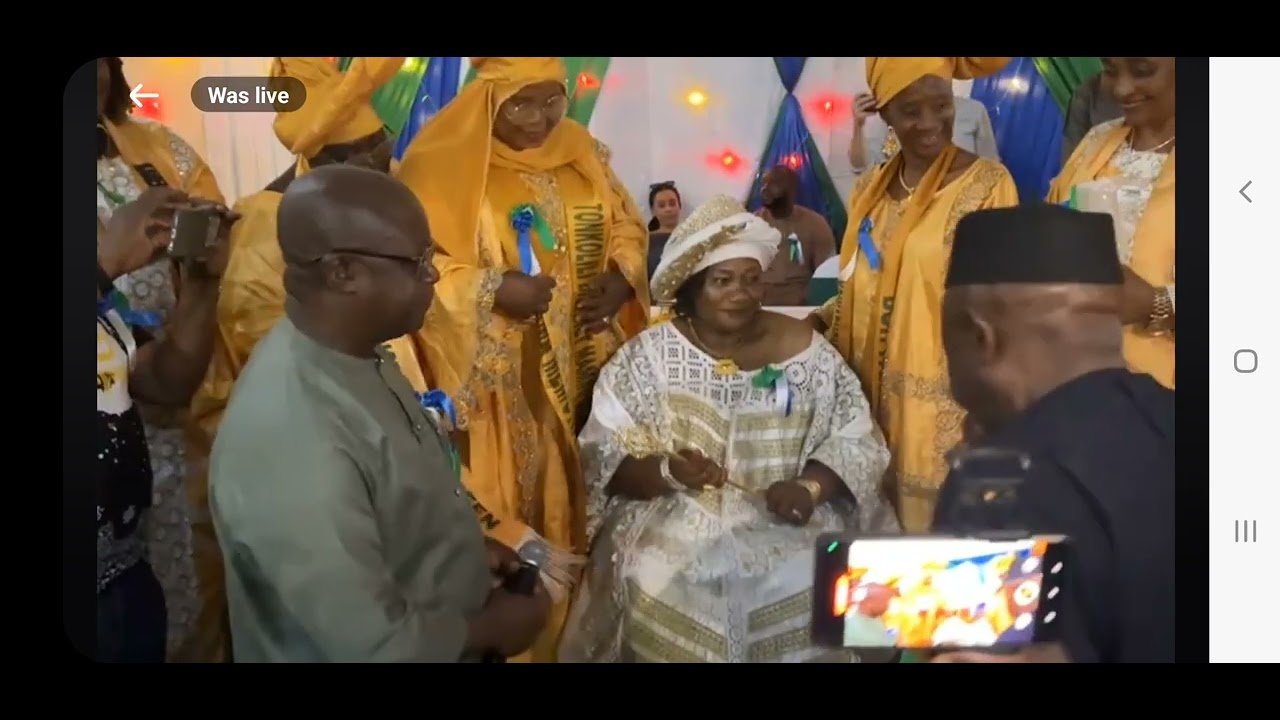 The Crowning of Sierra Leone National Mami Queen Mrs. Tiwa Kaifala ...