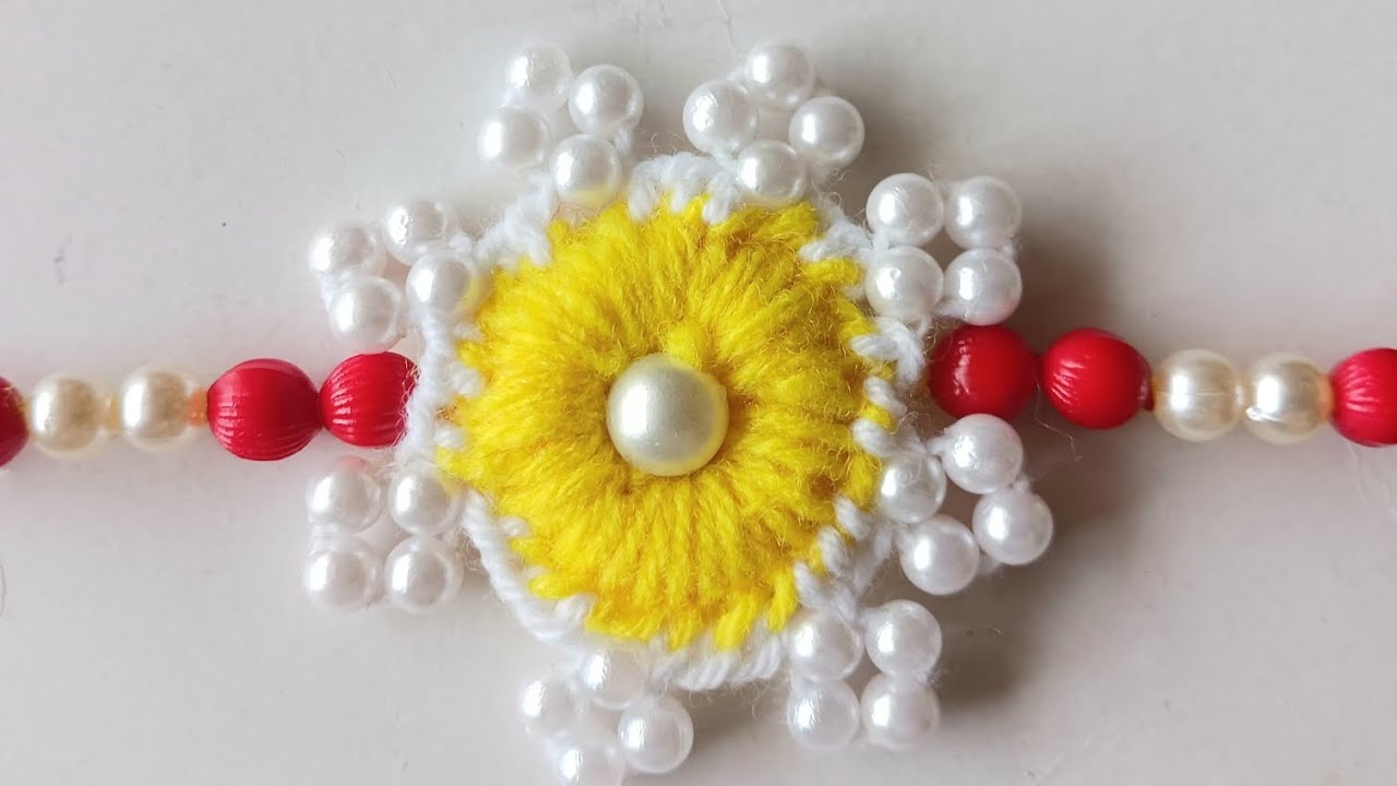 Super Gorgeous Rakhi Making Idea For Beginners/ Easy And New Rakhi ...