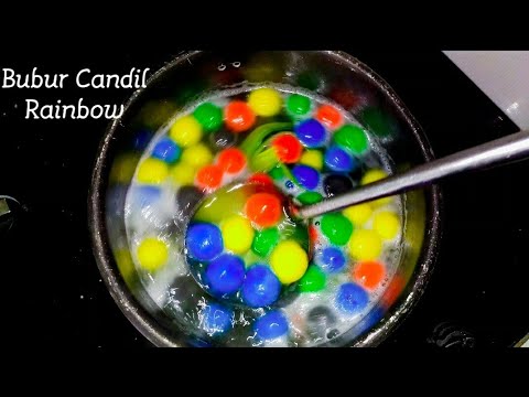 Resep Bubur Candil Tepung Ketan Warna Warni Pelangi Super Lembut l ...