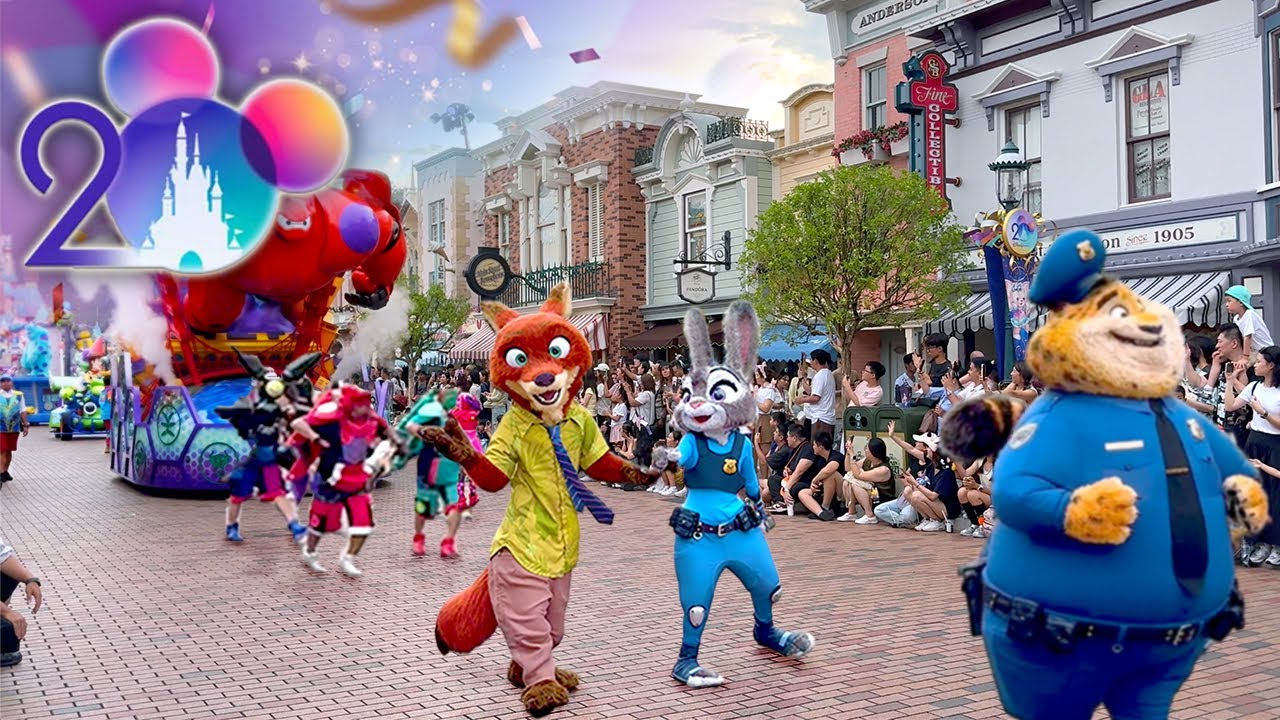 “FRIENDTASTIC!” without Zootopia Float｜Hong Kong Disneyland - YouTube