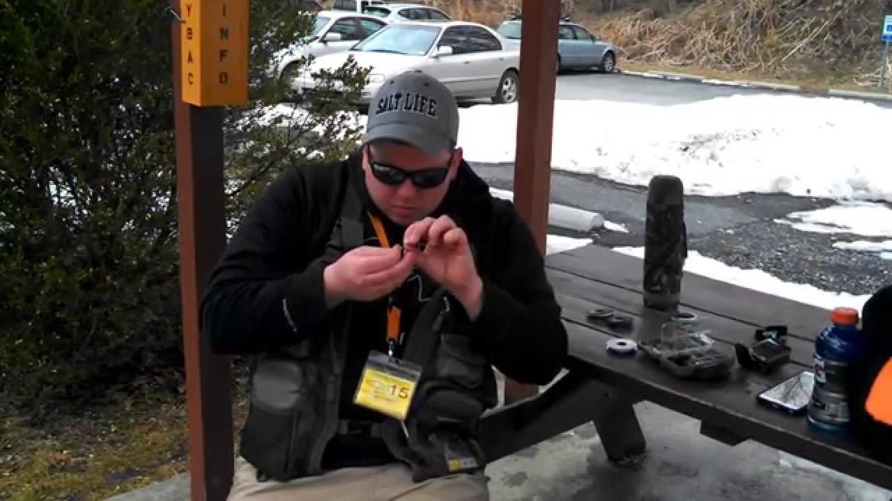 Tandem rig on the fly rod - YouTube