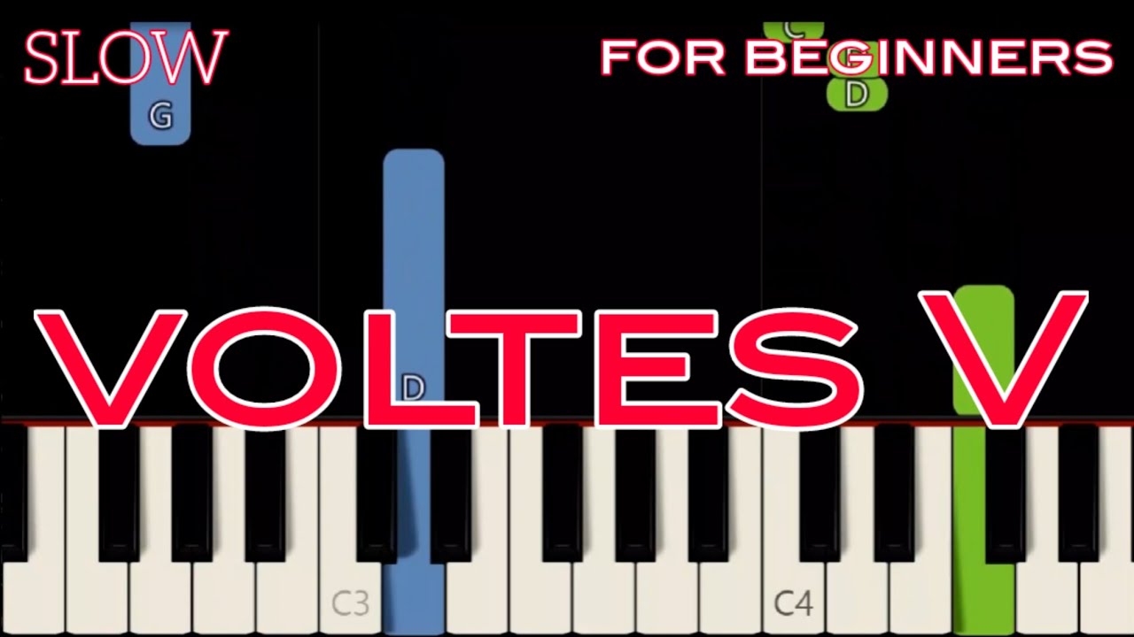 VOLTES V LEGACY | EASY PIANO Chords - Chordify