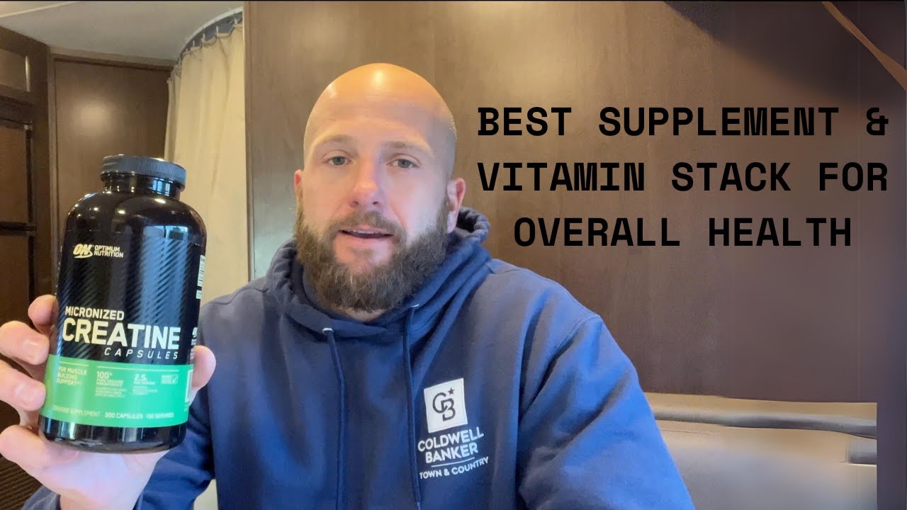 BEST SUPPLEMENT & VITAMIN STACK FOR OVERALL HEALTH plus Back & Bicep ...