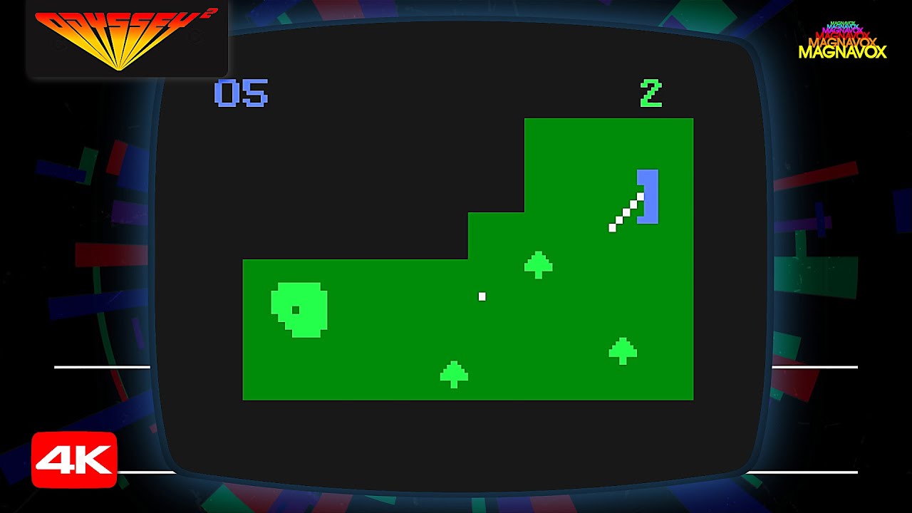 Magnavox Odyssey 2 - Philips Videopac: Computer Golf! (1978) (Videopac 10) Longplay - YouTube