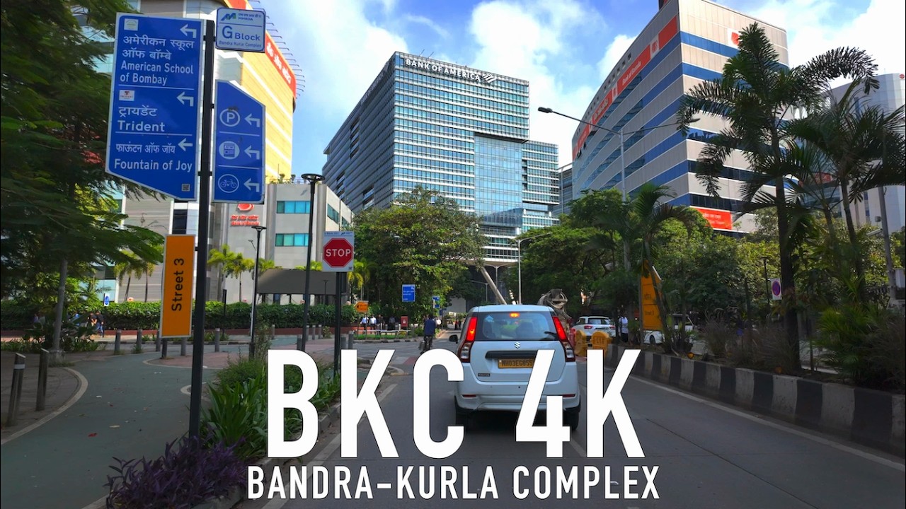 4KHDR Drive in BKC | Mumbai's Modern CBD - YouTube