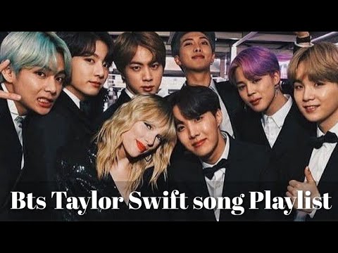 BTS Taylor Swift Playlist | Study playlist | kdramakiwi| BTS playlist | Taylor Swift Playlist