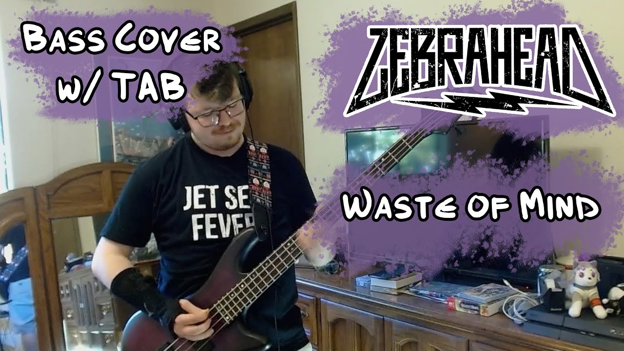 Zebrahead - Waste of Mind (Bass Cover + TAB) - YouTube