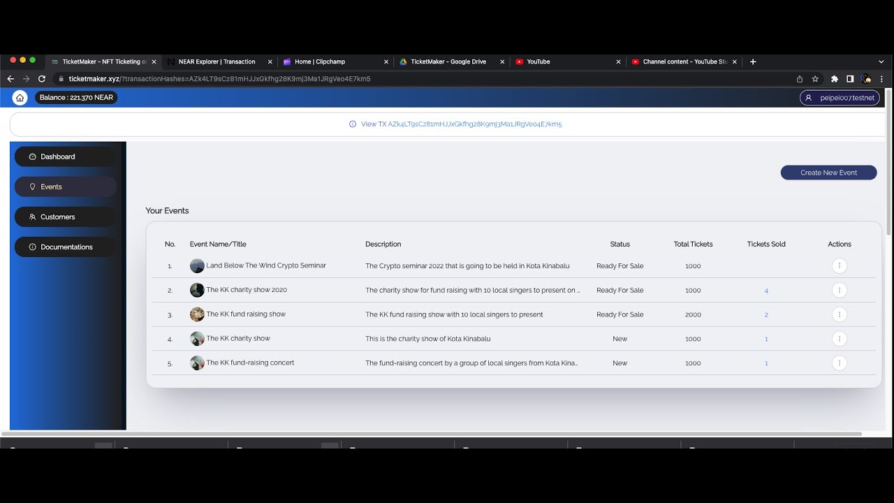 TicketMaker - How to create event - online NFT ticketing tool on the ...