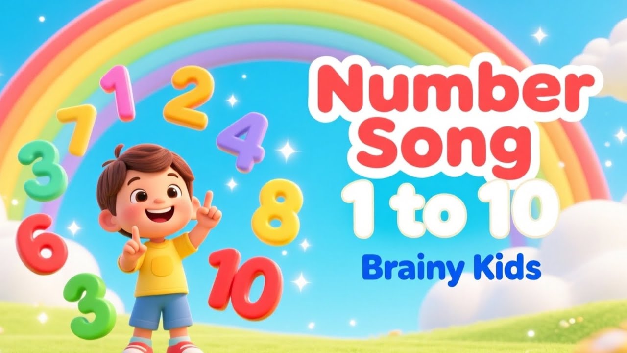 Numbers Song 1 to 10 | Let’s Learn Numbers | Counting Rhyme for ...