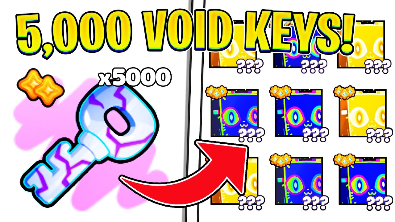 OPENING 5000 VOID KEYS IN PET SIMULATOR 99! - YouTube