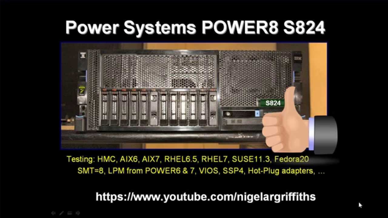 POWER8 S824 Quick Look Around - YouTube