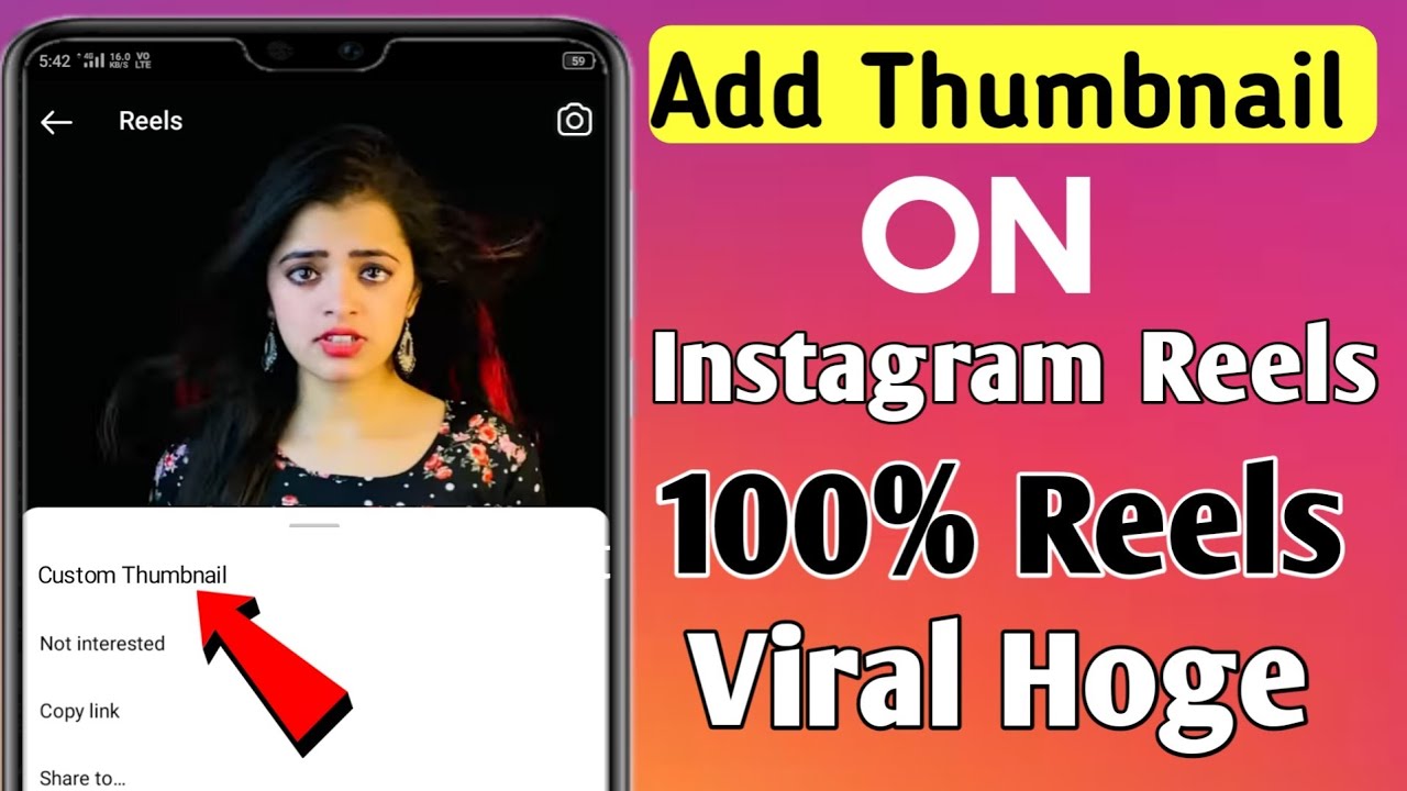 how to add thumbnail in instagram reels | instagram video thumbnail ...