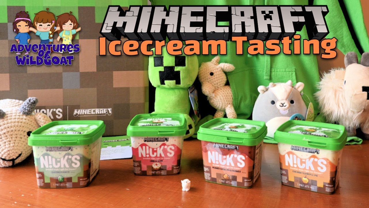 What does Minecraft Icecream Taste Like? - YouTube