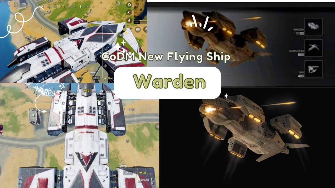 CoDM New Flying Ship - “Warden” !! - YouTube