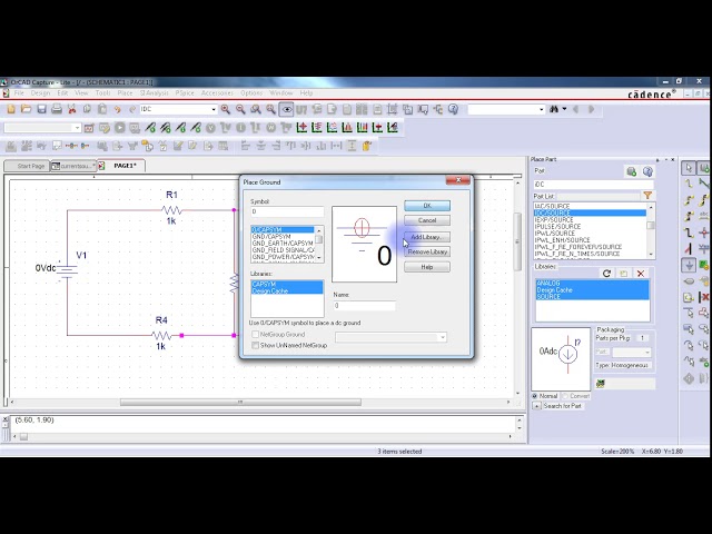 Orcad 166 Capture Pspice Controlled Sources Youtube