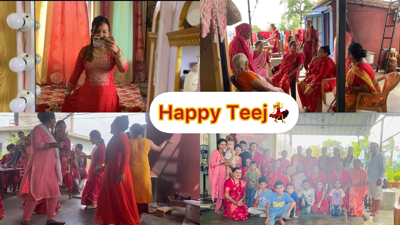 Teej ko dar khane program ko ramailo💃 ️// Happy Teej everyone😍 - YouTube