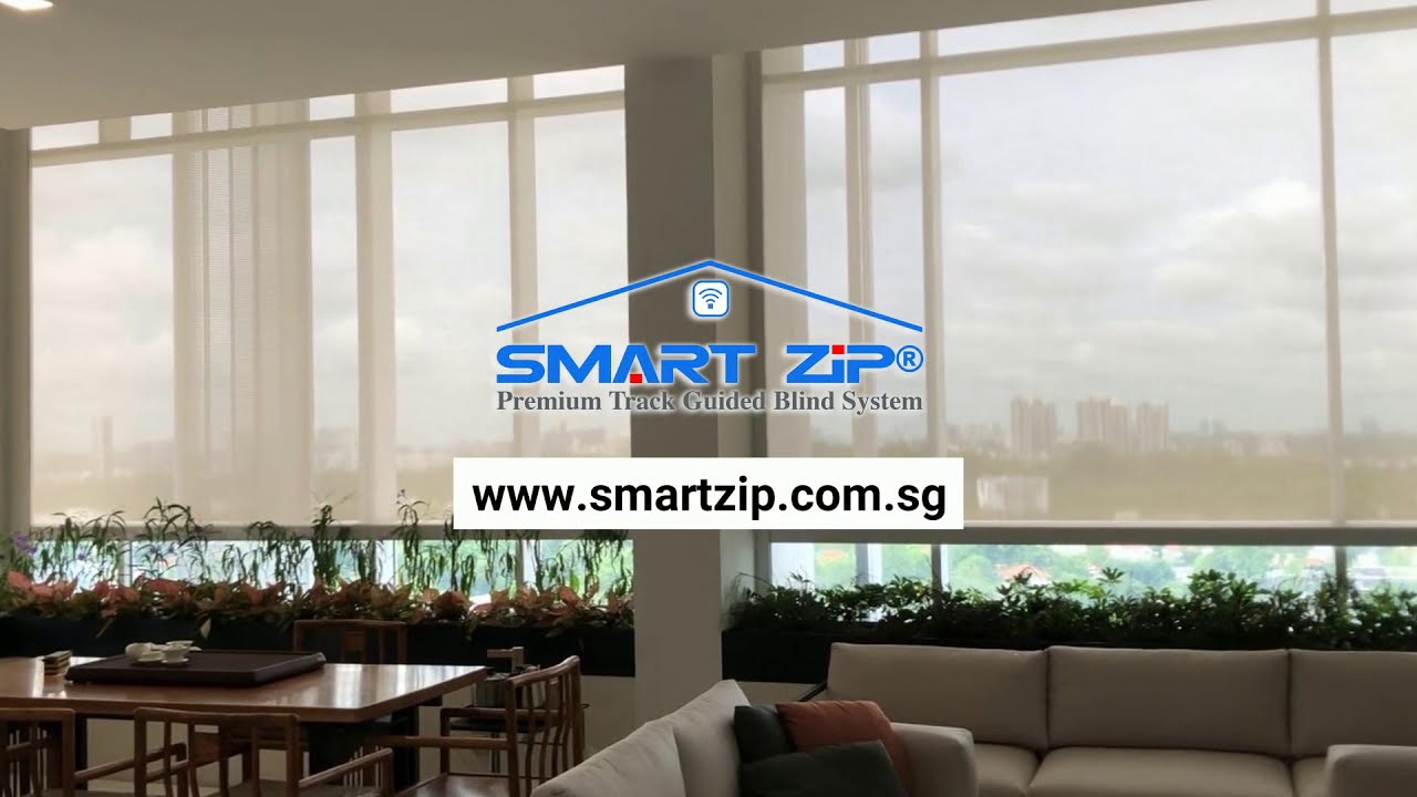 Smart Zip® Track Blinds installed at High End Luxury Condo in Singapore ...