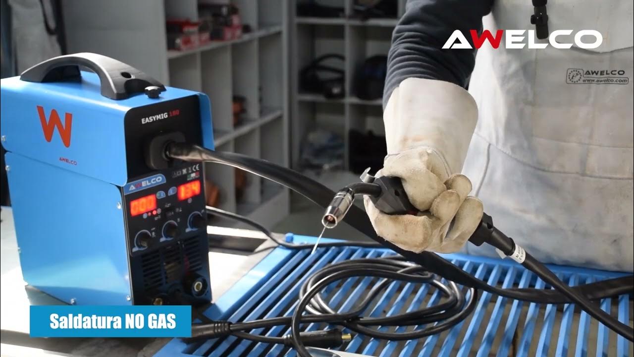 Presentazione Awelco EASYMIG 180 - Saldatrice Inverter Multiprocesso MIG/MMA/TIG LIFT - YouTube