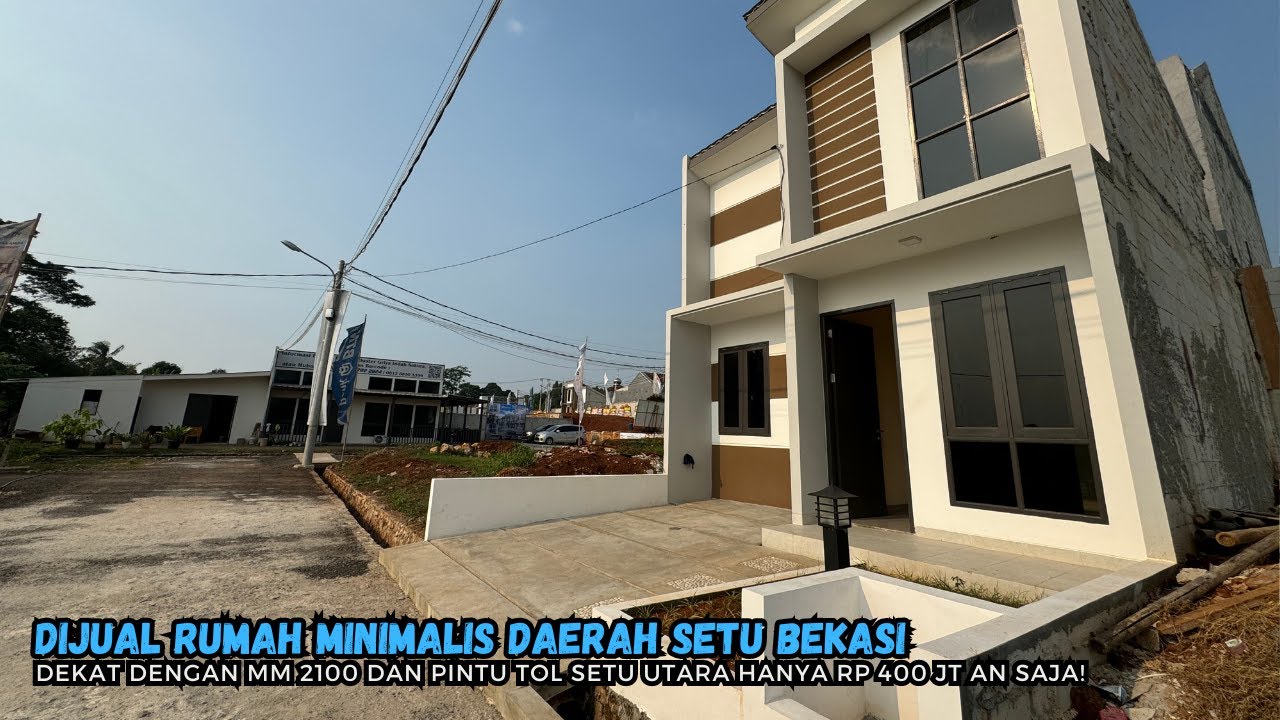 JUAL RUMAH DI BEKASI | HUNIAN ASRI MODERN MINIMALIS | RUMAH 1 LANTAI ...