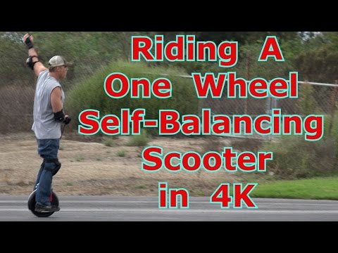 Riding A One Wheel Self-Balancing Scooter in 4K - YouTube