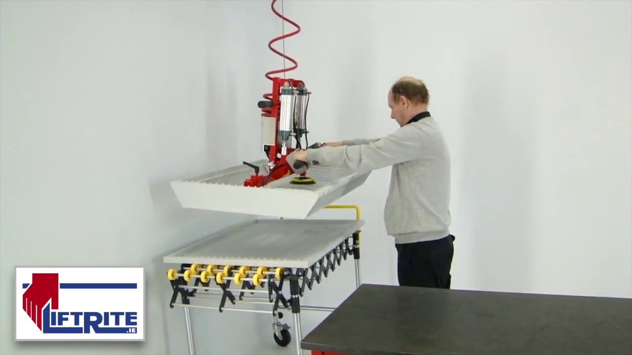 Vacuum Lifter for Radiator Doors - Multi Balancer Tilt 90º | Lift Rite ...