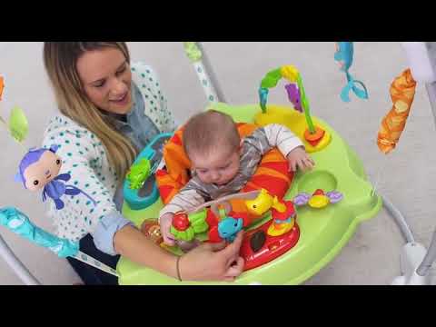 Fisher-Price Jumperoo: Pink Petals - YouTube