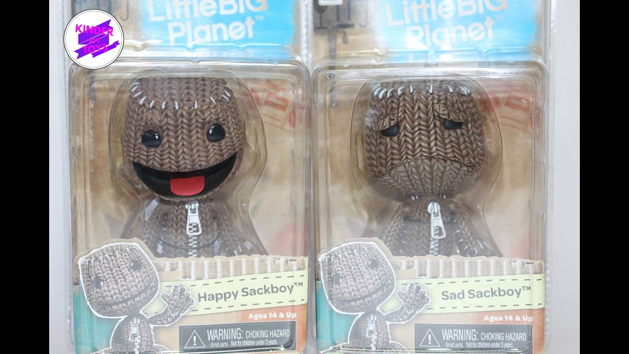 Фигурки Счастливый и Грустный Сэкбой. Happy & Sad Sackboy Figure ...