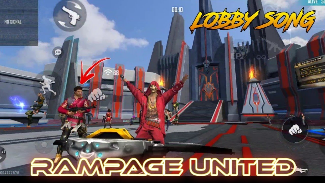 Free Fire New Rampage 4.0 Lobby Song 2022 | Rampage United New Lobby ...