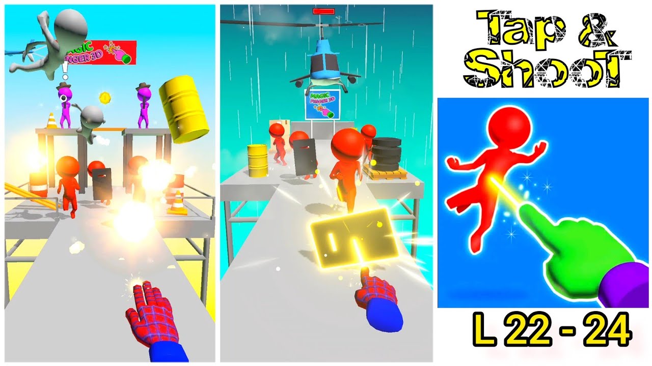 Magic Finger 3D Levels 22 - 24 Gameplay Walkthrough Android Games, ios ...