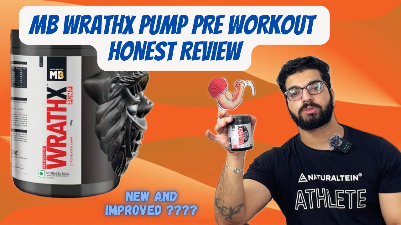 Muscleblaze wrathx pump pre workout honest review !!!! - YouTube