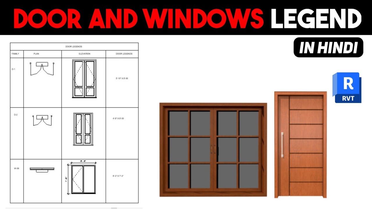 Doors And Window Legends In Revit | Creating Doors Legends In Revit ...