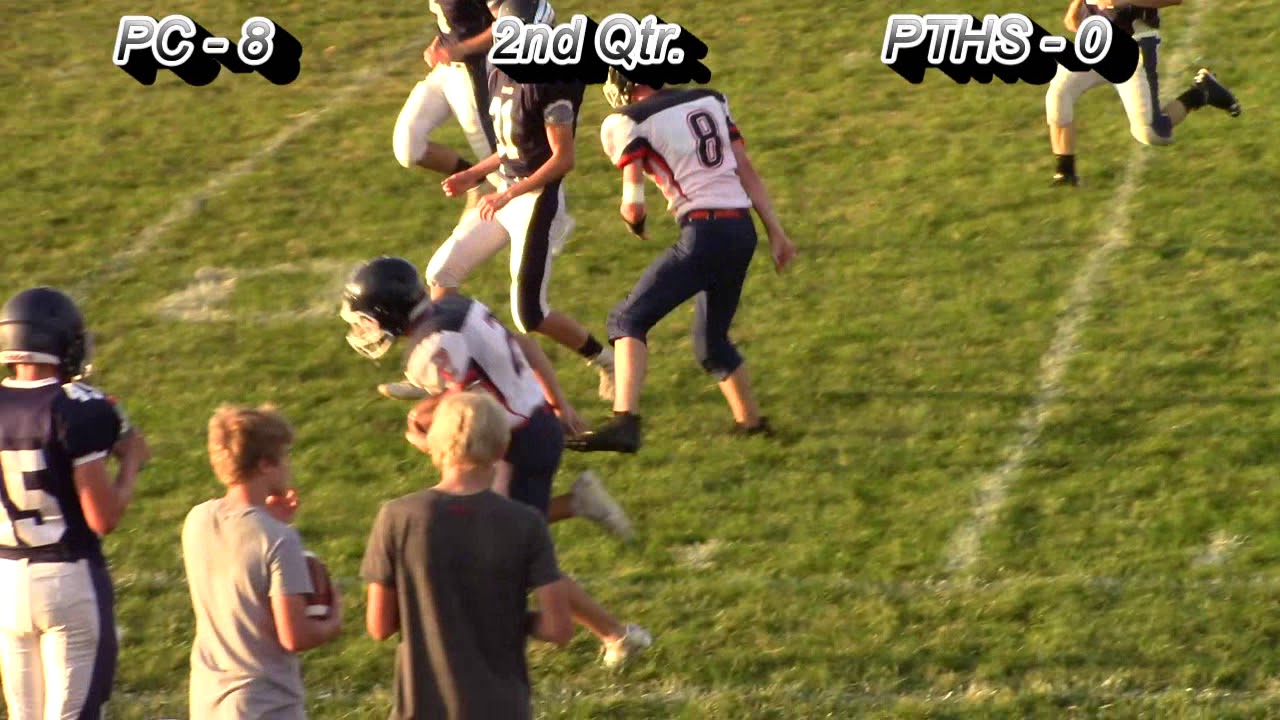 Prairie Central JV Football vs Pontiac - YouTube