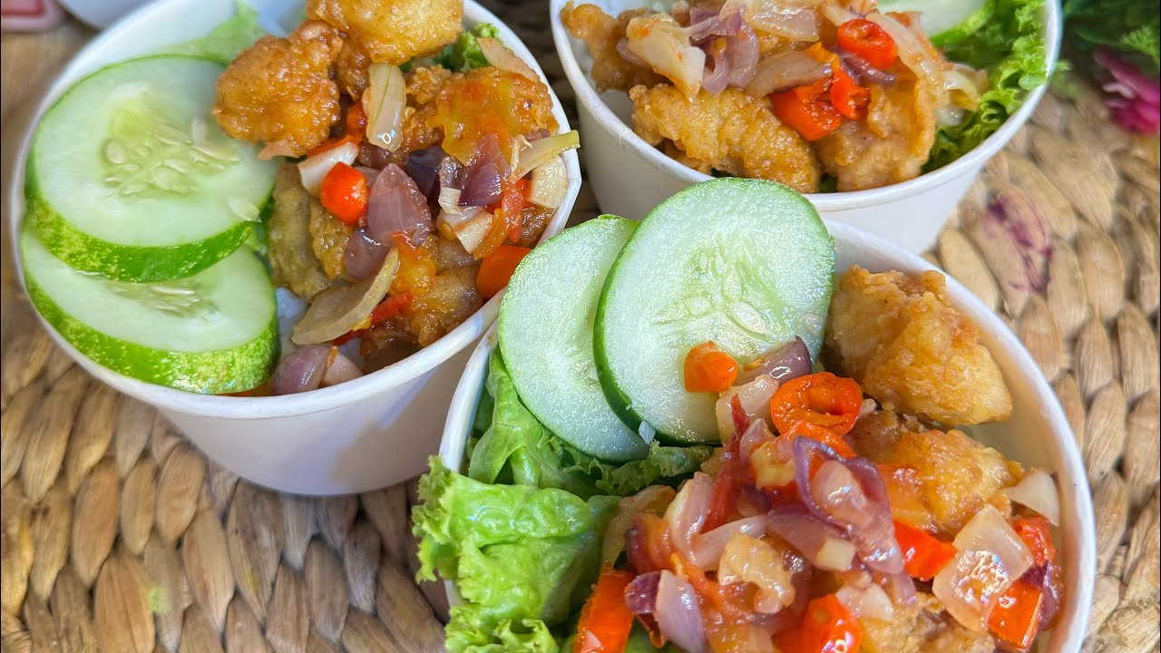 Bikin Rice bowl buat ide jualan dengan modal ekonomis - YouTube