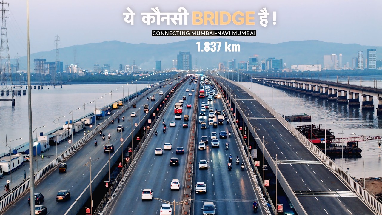 The BIGGEST Bridge of Navi Mumbai is Finally READY | Vashi-Mankhurd ...