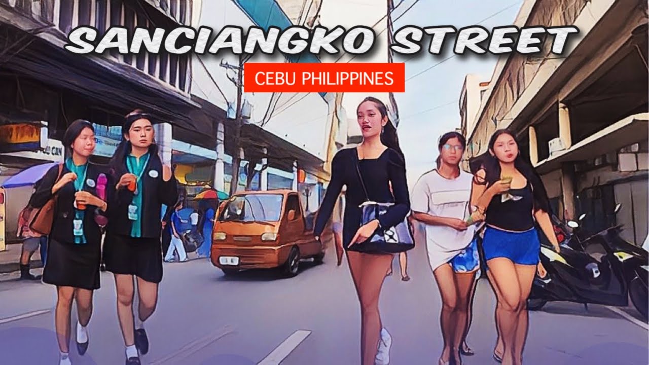 🐵 [HD #CEBU 🇵🇭 ] Sanciangko Street, Cebu Walking Tour - YouTube