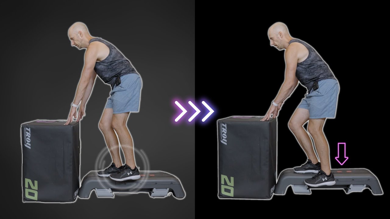 Hip Shift Supported Single Leg Squat - YouTube