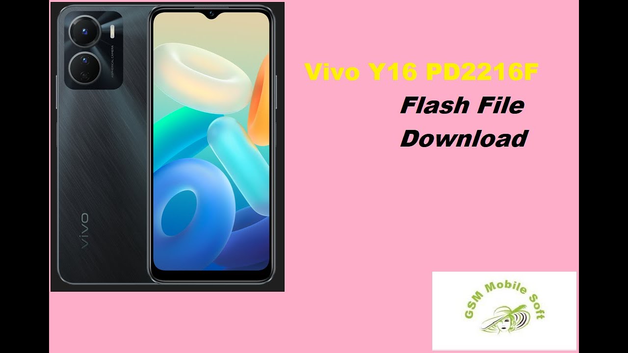 Vivo Y16 PD2216F Flash File - YouTube