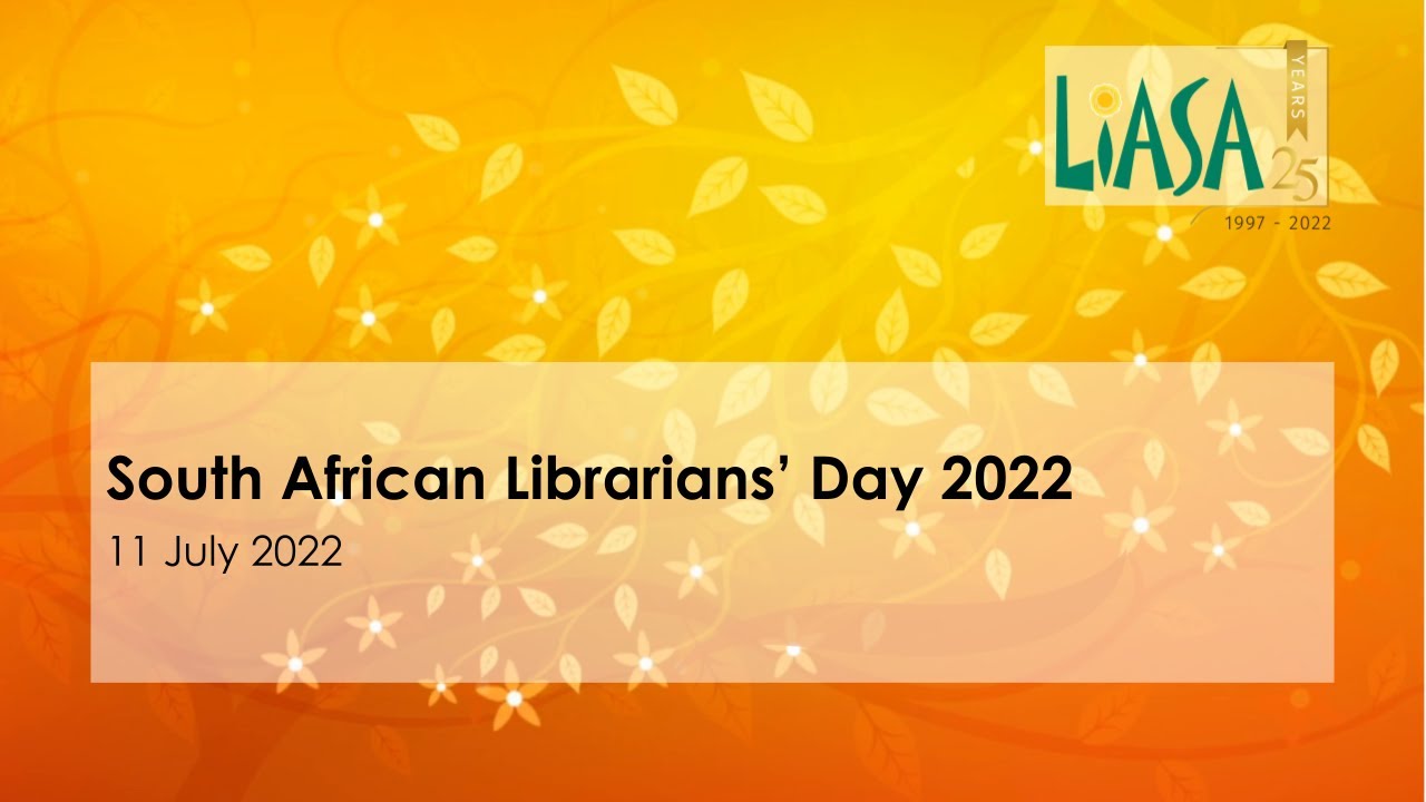 South African Librarians' Day 2022 - YouTube