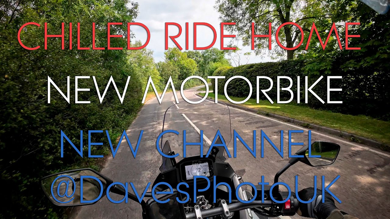 Ride home from work on my new motorbike and intro to my new channel ...