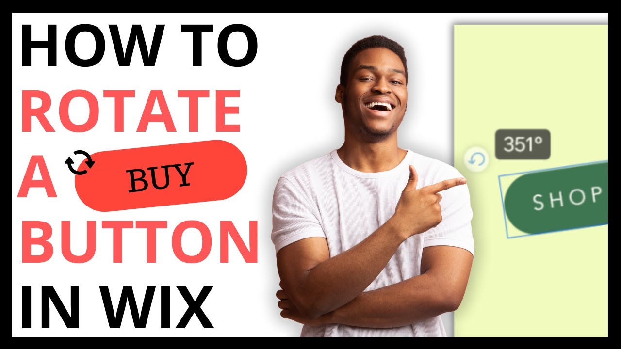 How to Rotate a Button in Wix [QUICK GUIDE] - YouTube