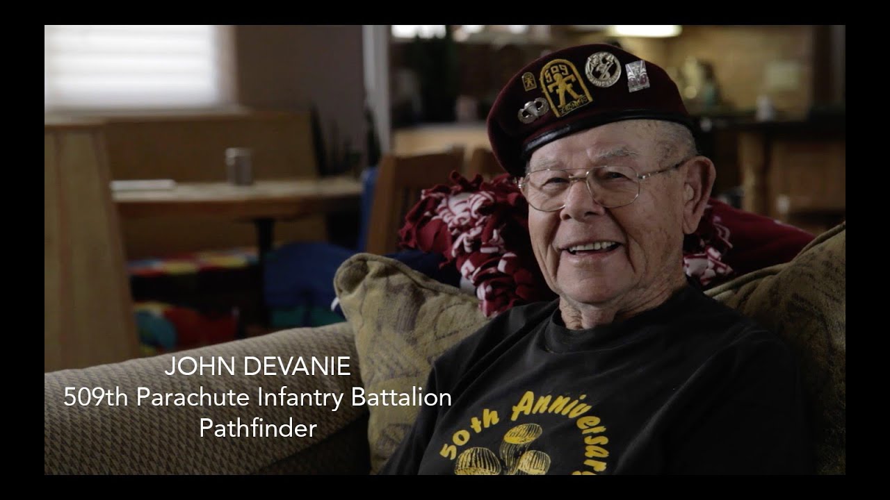 A day with John Devanie, one of the last 509th Pathfinders - YouTube